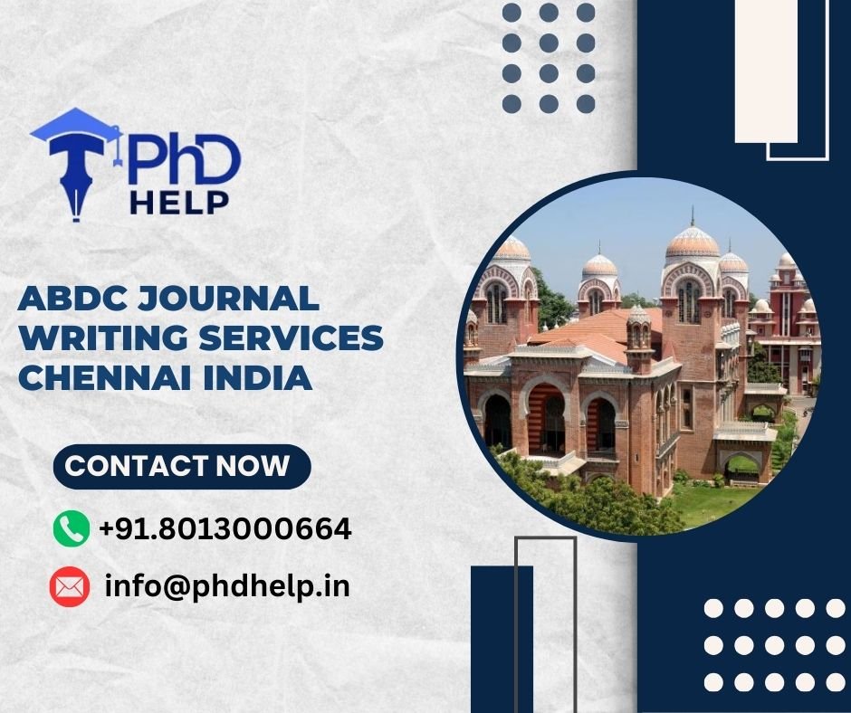 ABDC journal writing services Chennai India | +91.8013000664