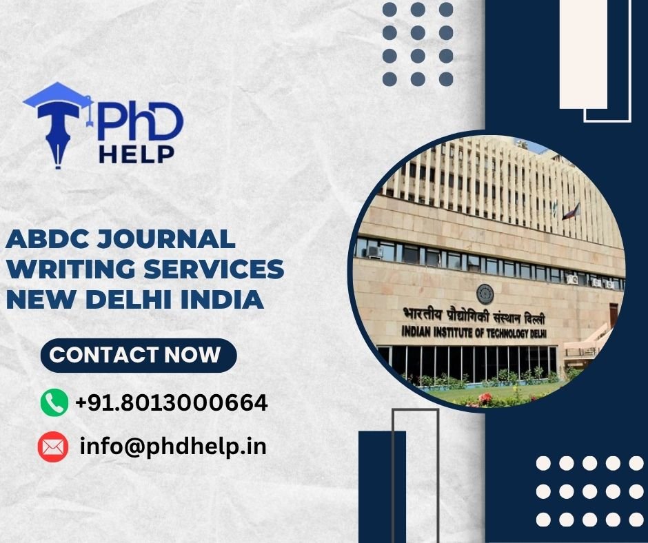 ABDC journal writing services New Delhi India